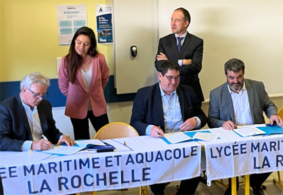 Le Lycée maritime et aquacole de La Rochelle et le Grand Port Maritime ...